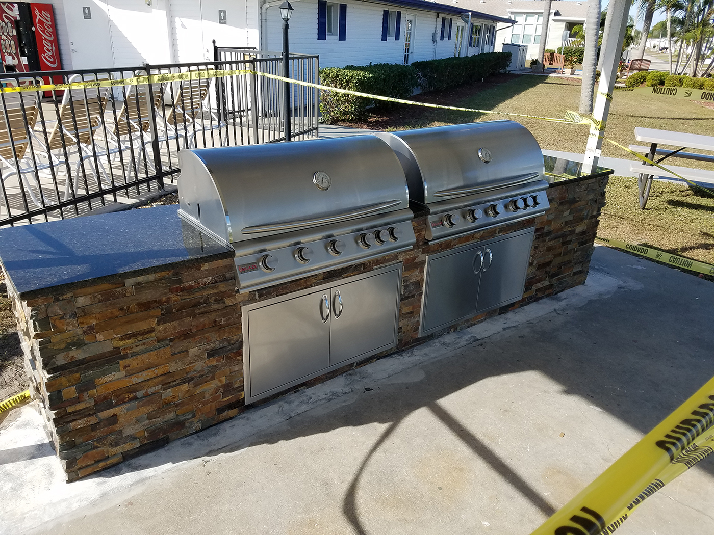 Dueling Grills "The Sequel" - Custom Commercial HOA Outdoor Kitchen ...