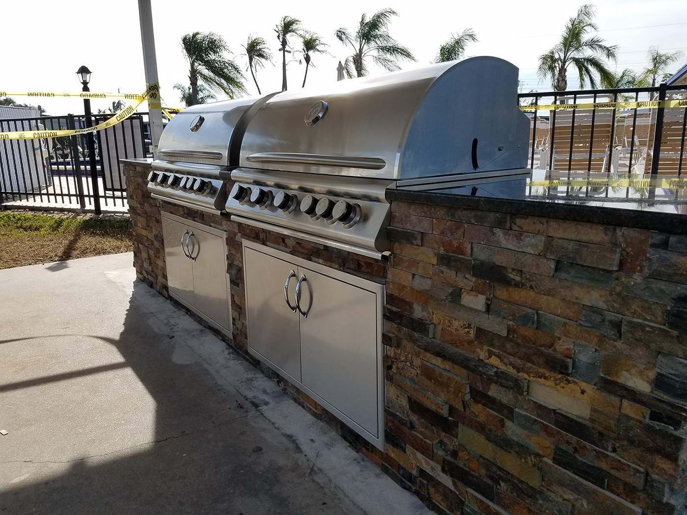 Dueling Grills "The Sequel" - Custom Commercial HOA Outdoor Kitchen ...