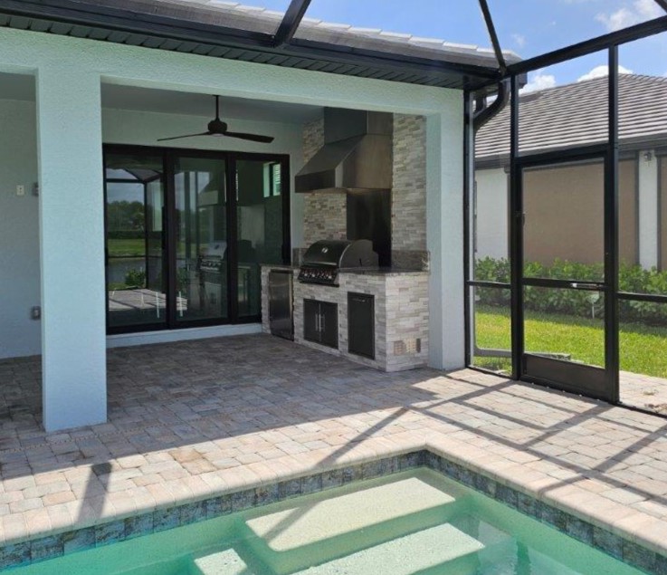A Custom Outdoor Kitchen in Ave Maria’s Del Webb Community